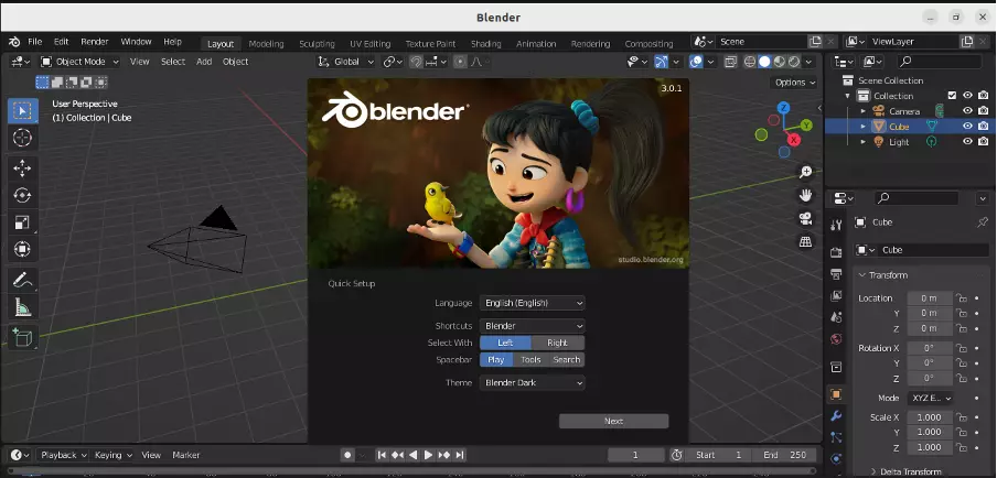 Nigute washyira Blender 3D kuri Ubuntu 22.04? 4061_5