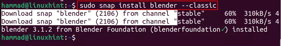 Come installare Blender 3D su Ubuntu 22.04? 4061_7