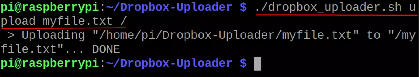 Raspberry Pi'de Dropbox nasıl kurulur ve kullanılır 4065_18