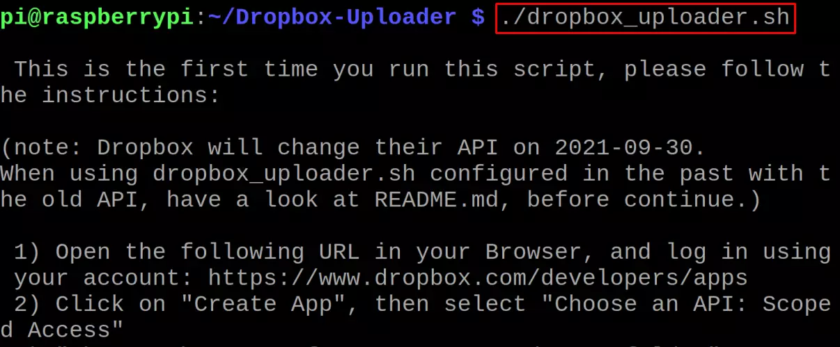 Hvordan installere og bruke Dropbox på Raspberry Pi 4065_4