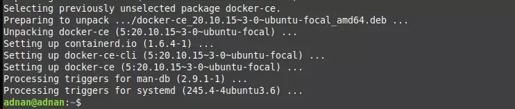 Indlela yokufaka i-Docker ku-Linux Mint 4068_9