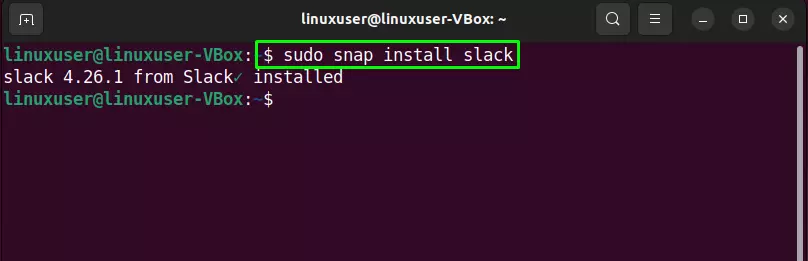 Установите и используйте Slack в Ubuntu 22.04 406_12