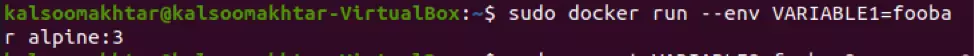 Giunsa Pagpasa ang mga Variable sa Kalikopan sa usa ka Docker Container 4076_3