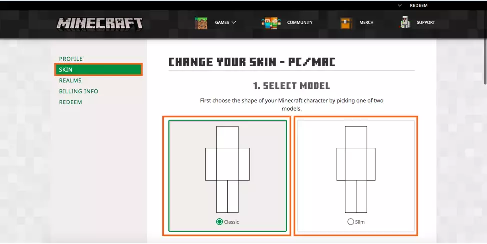 Si të ndryshoni lëkurat në Minecraft? 4156_3