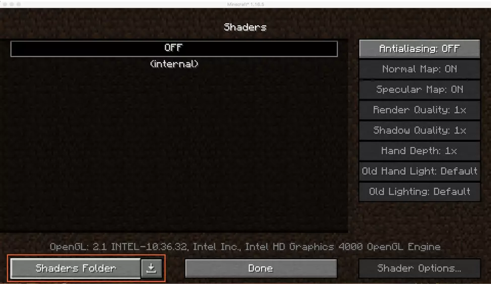 Kumaha Pasang Shaders dina Minecraft? 4157_7