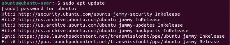 如何在 Ubuntu 22.04 中安裝 Transmission 3.00 BitTorrent 客戶端 415_4