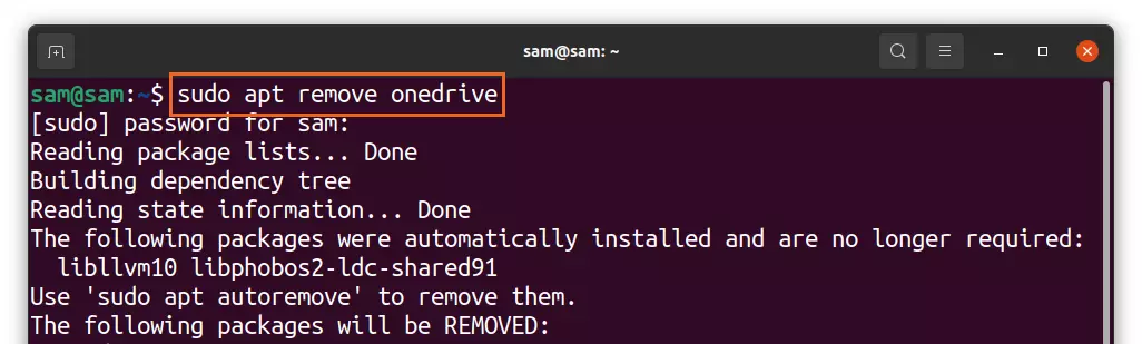 Linux で OneDrive を使用する方法 4162_7