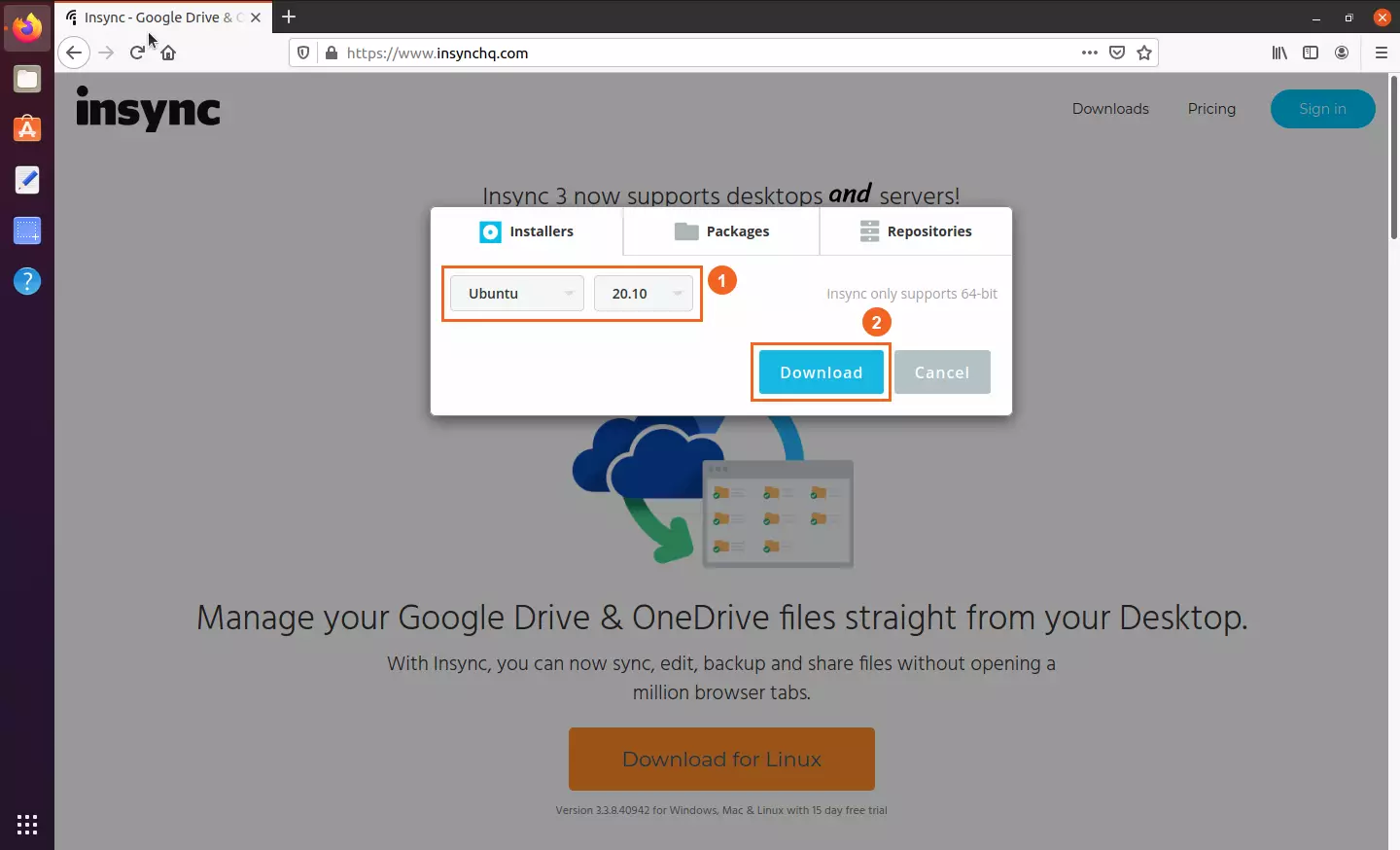 Чӣ тавр истифода бурдани OneDrive дар Linux 4162_9