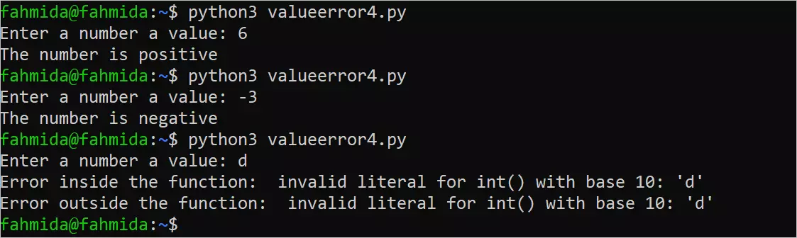 Python मध्ये ValueError अपवाद हाताळणे 4177_4