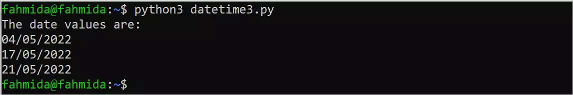 Python strptime() függvény 4181_3