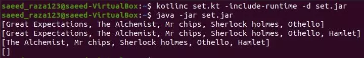 Com utilitzar la interfície Set a Kotlin 4212_10