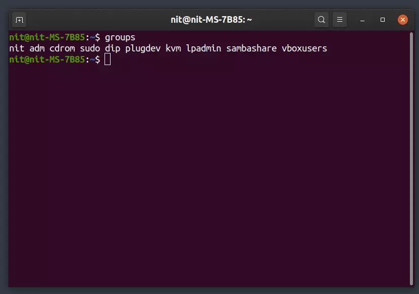 Nigute Urutonde no gucunga abakoresha muri Linux 421_5