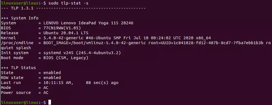 So überwachen Sie den Zustand eines Laptop-Akkus in Ubuntu 4235_6