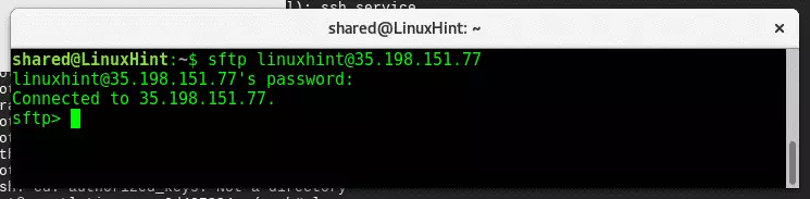 Gamit ang sftp mula sa command line ng Linux 4246_1