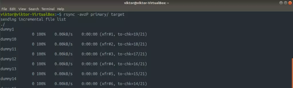 Kako koristiti rsync s primjerima 4247_10