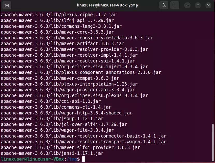 כיצד להתקין את Apache Maven על אובונטו 22.04 424_10