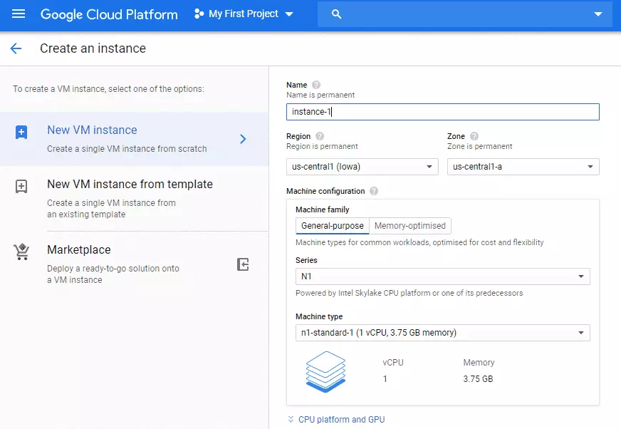 Paano Mag-set Up ng Google Cloud Server 4262_5