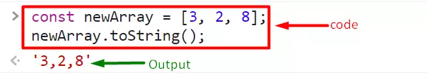 E faʻafefea ona Suia Arrays i String i le JavaScript? 4290_1