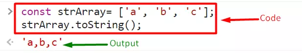 E faʻafefea ona Suia Arrays i String i le JavaScript? 4290_2