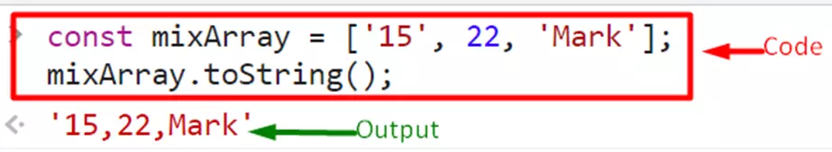 E faʻafefea ona Suia Arrays i String i le JavaScript? 4290_3