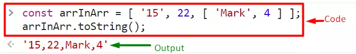 E faʻafefea ona Suia Arrays i String i le JavaScript? 4290_4