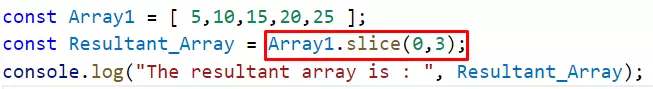 Array-tilbehørsmetoder i JavaScript forklart med eksempler 4292_9