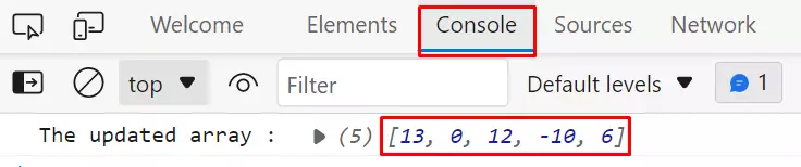 JavaScript ਵਿੱਚ ਐਰੇ ਮਿਊਟੇਟਰ ਢੰਗਾਂ ਨੂੰ ਉਦਾਹਰਣਾਂ ਨਾਲ ਸਮਝਾਇਆ ਗਿਆ ਹੈ 4293_6