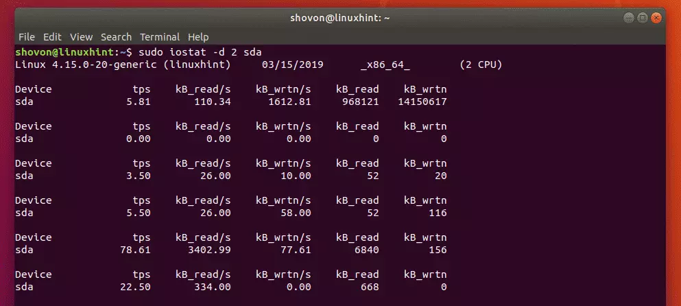 Sådan overvåges disk IO i Linux 429_14