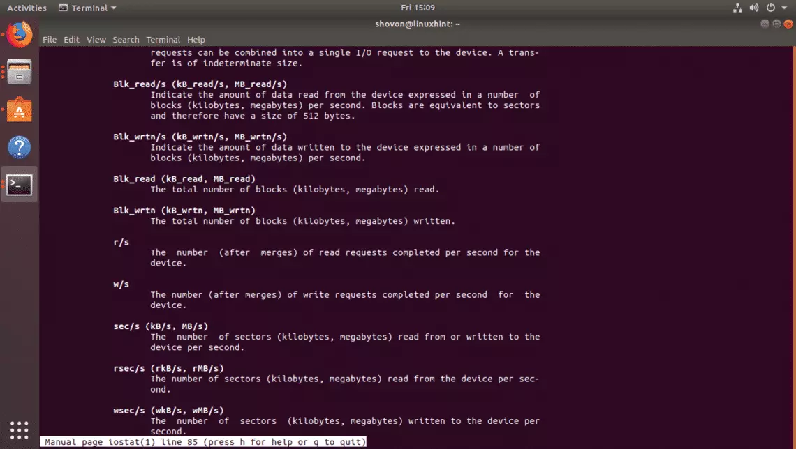 Sådan overvåges disk IO i Linux 429_24