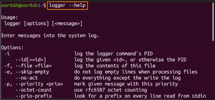 Linux Logger buýrugyny nädip ulanmaly 4309_11