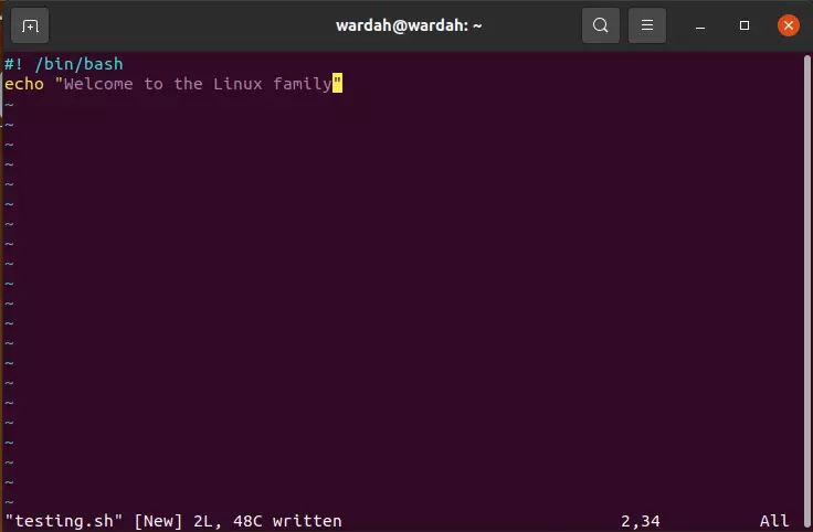 Linux හි සරල Shell Script එකක් සාදා ගන්නේ කෙසේද 4313_11