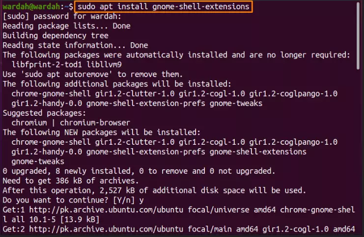 Kako omogočiti temni način na Ubuntu 20.04 LTS 4314_6