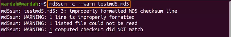 Hogyan kell használni az md5sum parancsot? 4317_12