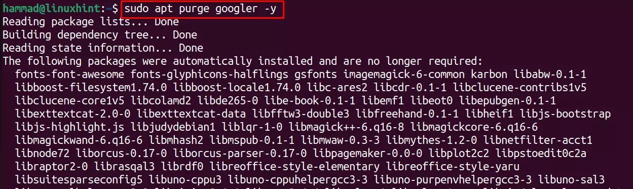 Hur man installerar Googler på Ubuntu 22.04 & Linux Mint 20 431_7