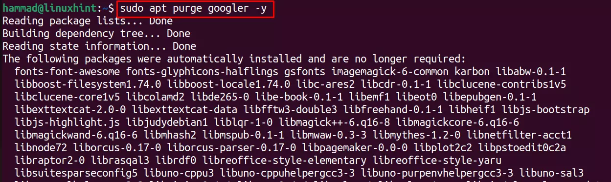 วิธีติดตั้ง Googler บน Ubuntu 22.04 และ Linux Mint 20 431_7