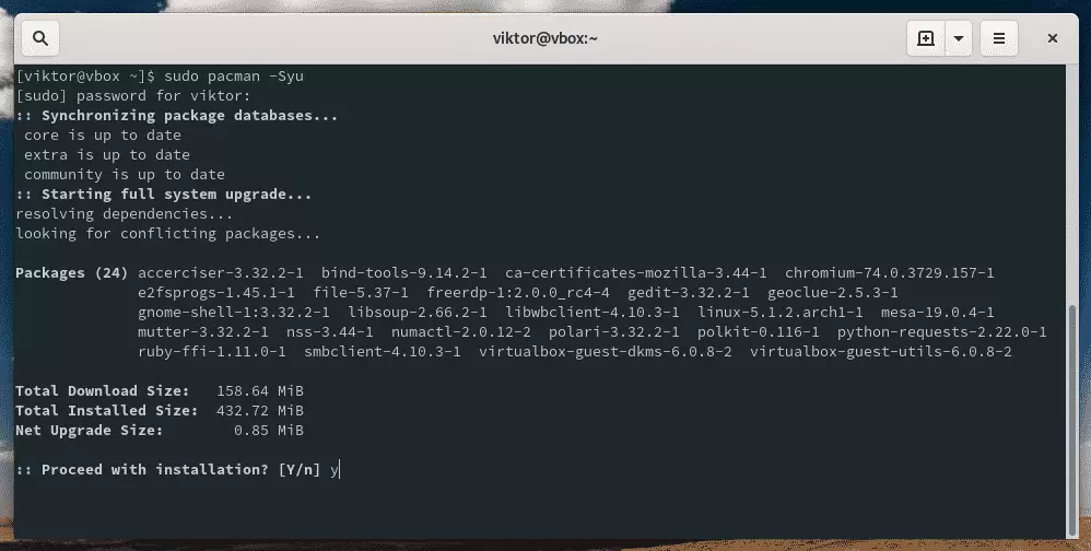 Arch Linux ilə AUR-dan necə istifadə etmək olar 4329_1