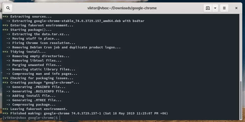 Arch Linux ilə AUR-dan necə istifadə etmək olar 4329_7