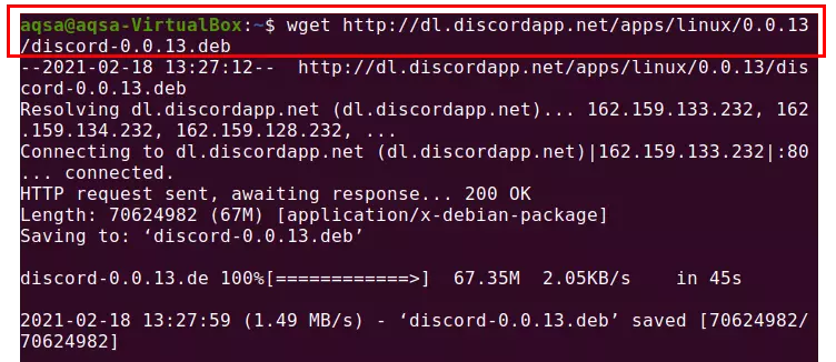 Ahoana ny fametrahana Discord amin'ny Ubuntu 20.04 4332_4