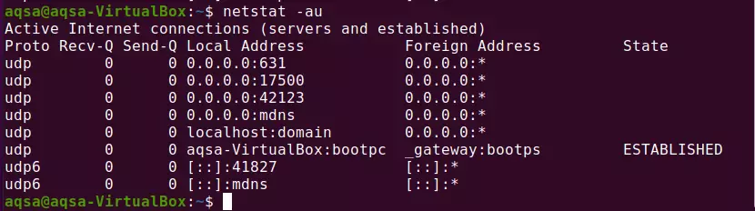 Netstat-opdrag in Linux 4333_11