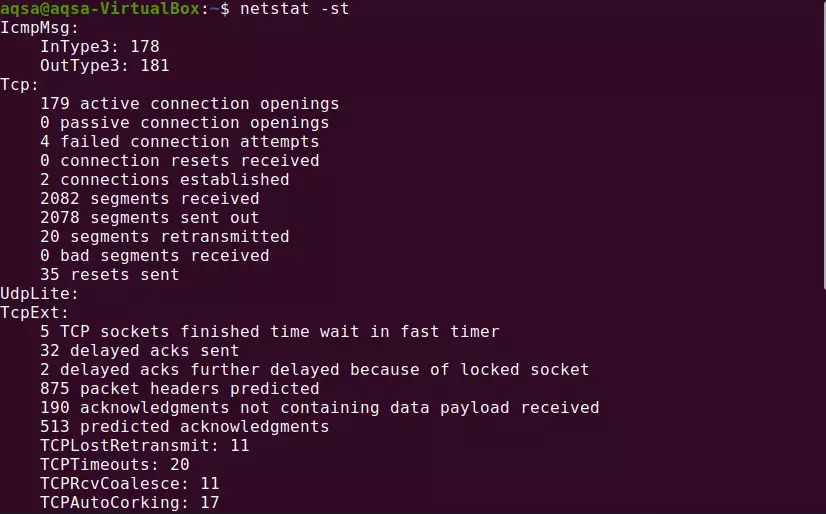 Netstat-opdrag in Linux 4333_17