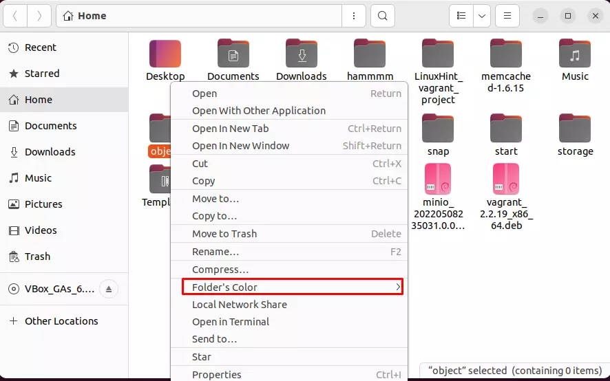 Comment changer la couleur du dossier dans Ubuntu 22.04 433_6