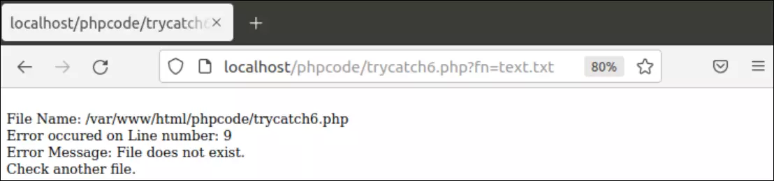 Wéi ugewannt Try Catch Block an PHP 4352_15