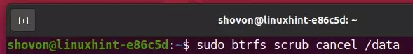 Bagaimana cara menggunakan Btrfs Scrub? 4368_25