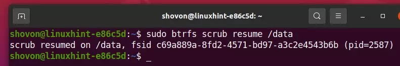 Meriv çawa Btrfs Scrub bikar tîne? 4368_29