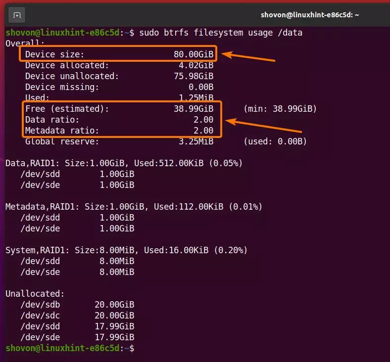 Btrfs RAID සකසන්නේ කෙසේද 4369_17