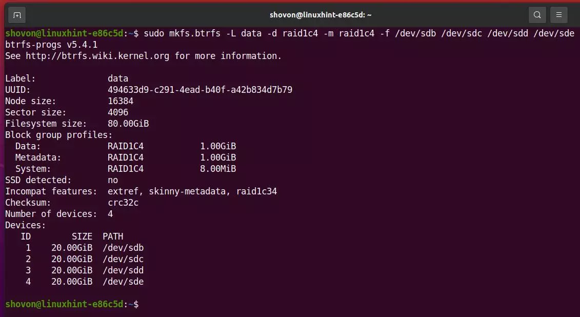 Jak nastavit Btrfs RAID 4369_29