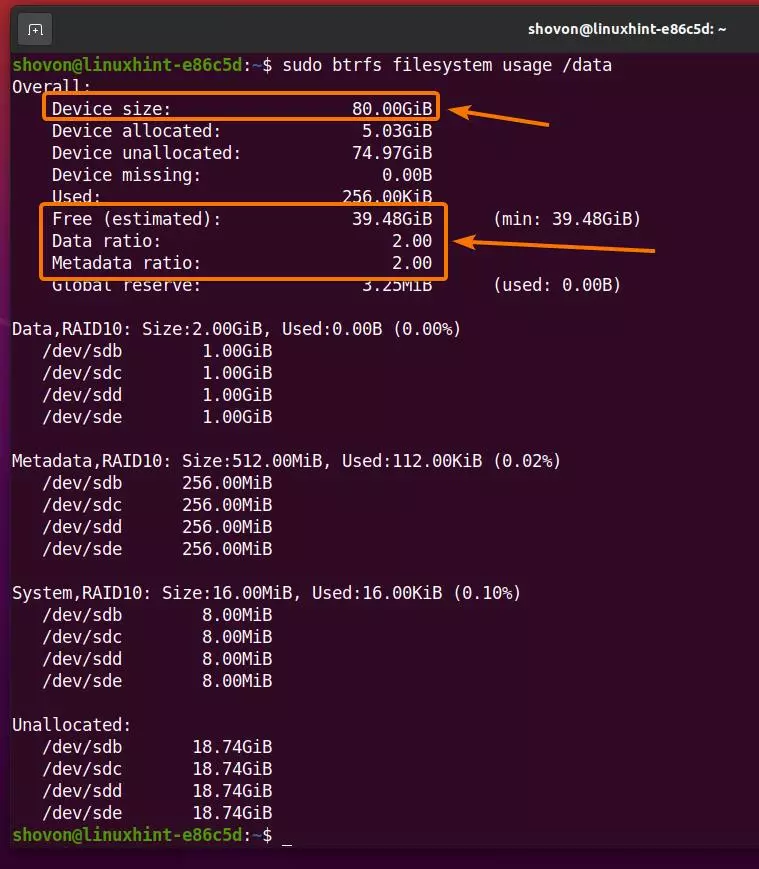 Kako postaviti Btrfs RAID 4369_41