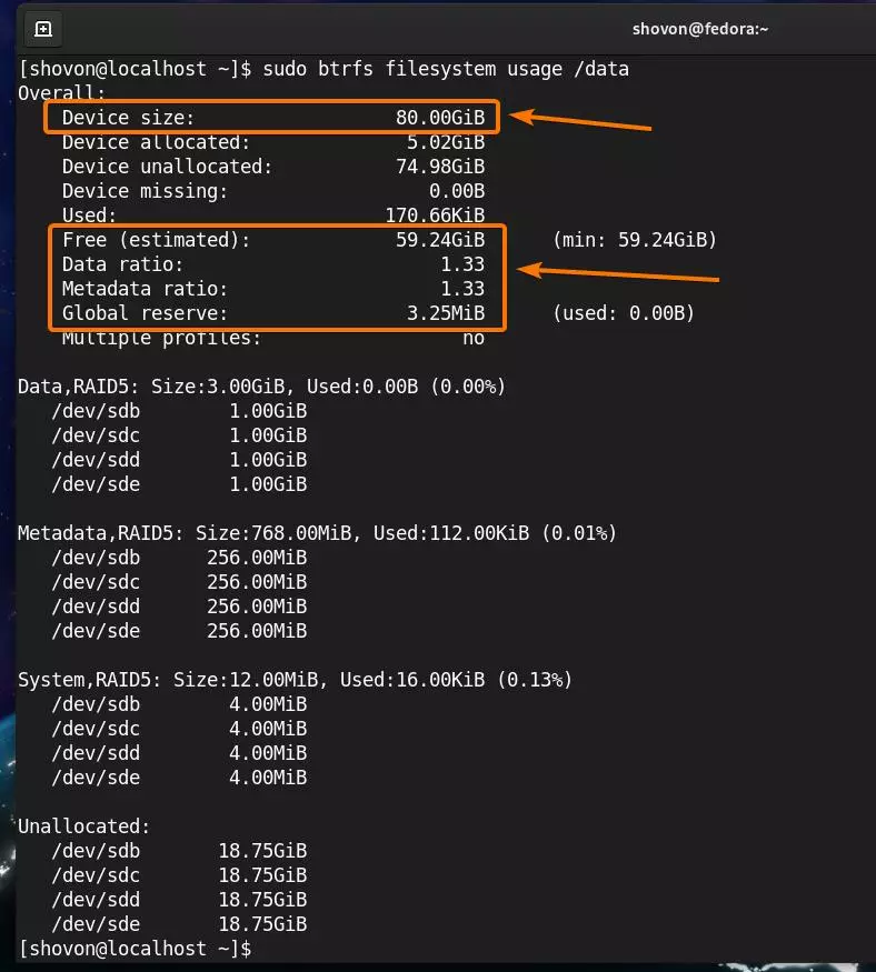 Btrfs RAIDን እንዴት ማዋቀር እንደሚቻል 4369_49