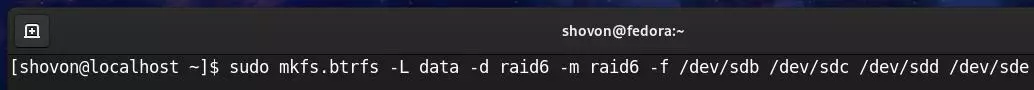 Conas Btrfs RAID a Shocrú 4369_52