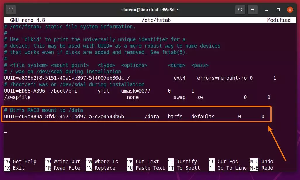 Kaip nustatyti Btrfs RAID 4369_63